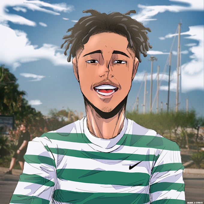 Draw anime pfp, your character profile picture, avatar, icon by Mlax0 ...