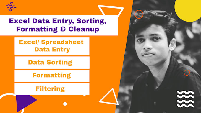 Do fastest excel data entry, sorting, formatting and cleanup by Anshul ...