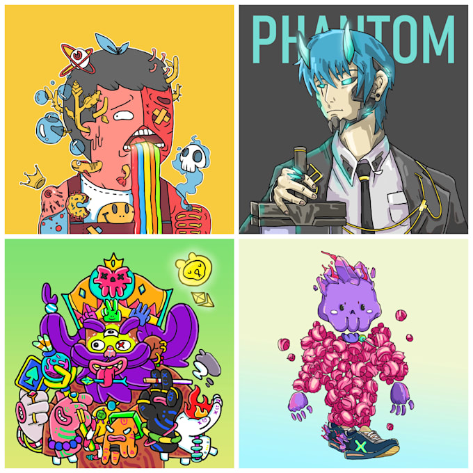 Design custom nft art collection by Tabitabitabi1 | Fiverr