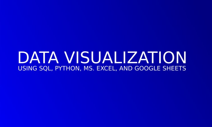 Do visualize your data job using python by Fairuzikbar | Fiverr Do visualize your data job using python by Fairuzikbar | Fiverr