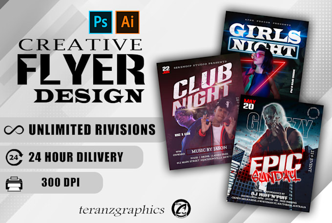 Design awesome event flyers, club flyers, party flyers, and posters by ...