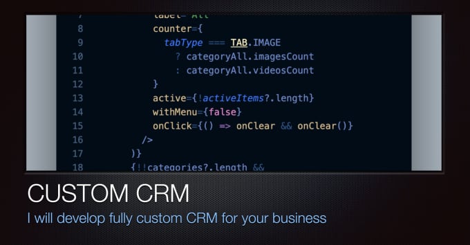 Develop fully custom crm using react and nodejs by Infinicaldev | Fiverr Develop fully custom crm using react and nodejs by Infinicaldev | Fiverr