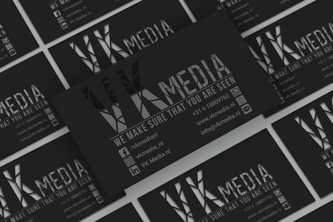 Create business cards ready for printing by Vkmedianl | Fiverr