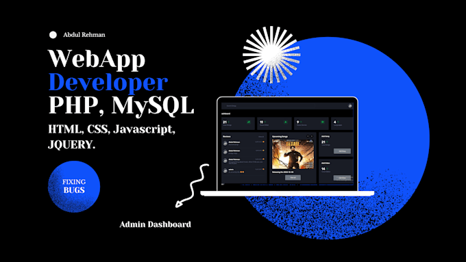 Develop php webapp front end, back end by Abdultech123 | Fiverr