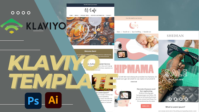 Design klaviyo email template and klaviyo email flows by Rox_186 | Fiverr