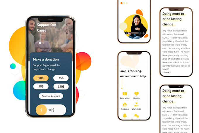 Do user oriented ui ux design for you mobile app or website by ...
