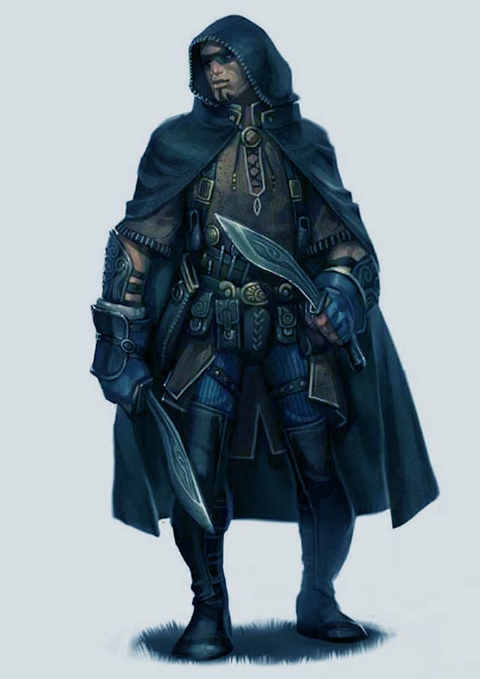 Draw dnd character art by Maulenayat58 | Fiverr