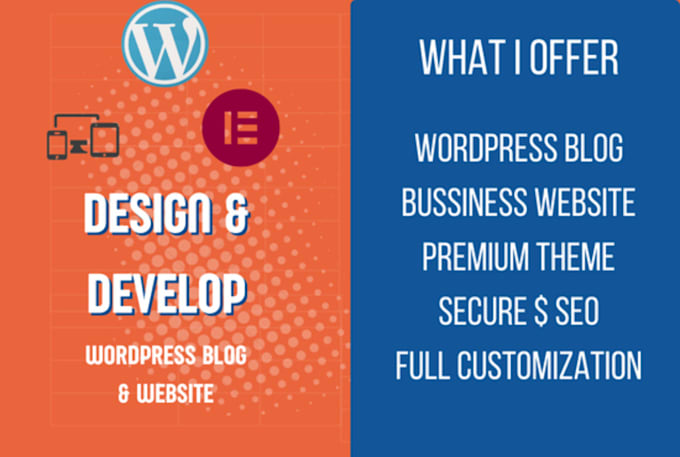 Create Responsive Wordpress Blog Design Or Business Website By