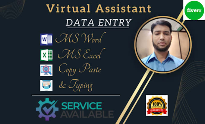 Data entry ms word,excel, cpoy past, typing are also by Nowabm221 | Fiverr