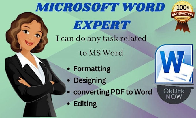 Format, design and improve your ms word documents by Rabicaashraf | Fiverr