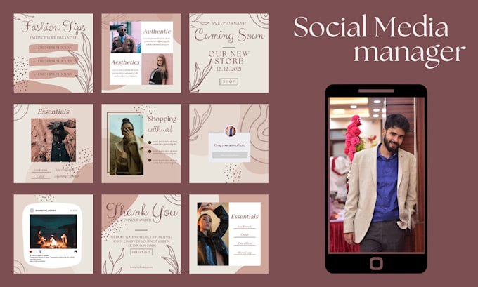 Be your social media manager and content creator, ig engagement growth ...