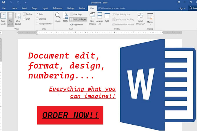 Edit, format, design, your word document as soon as possible by Slovicm ...