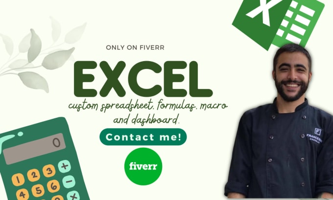 Create A Custom Excel Spreadsheet With Formulas Macro And Dashboard By Pedroalf Fiverr
