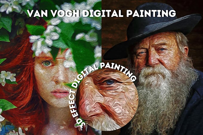 Turn your photo into a van vogh digital painting by Oskarwantopi | Fiverr