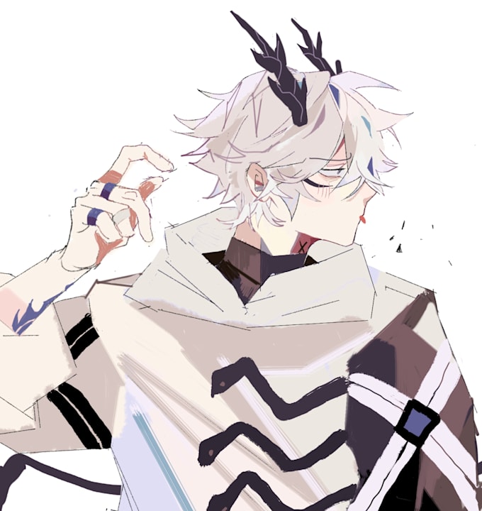 Draw art commissions, reference sheets in an anime style by Havok007 ...