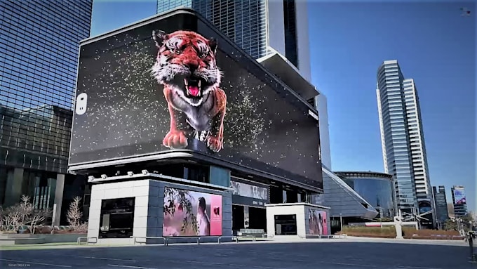 Do autostereoscopic 3d led display by Billboard_ads | Fiverr