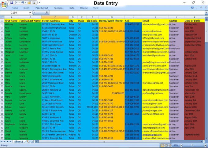 Do data entry, excel, typing, scraping, copy paste work by Priyadp04 | Fiverr