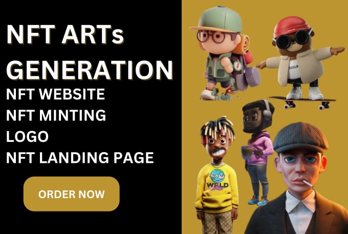 Nft art generation, minting, design nft landing page, nft website by ... Nft art generation, minting, design nft landing page, nft website by ...