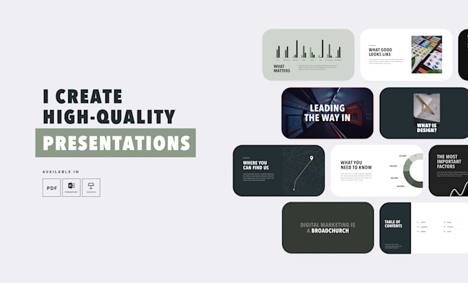 Design high quality ppt presentations by Alicelarivire | Fiverr