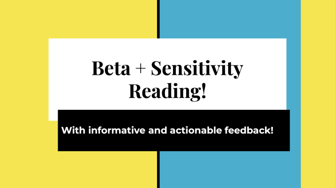 Be your beta and sensitivity reader for your stage and screenplay by ...