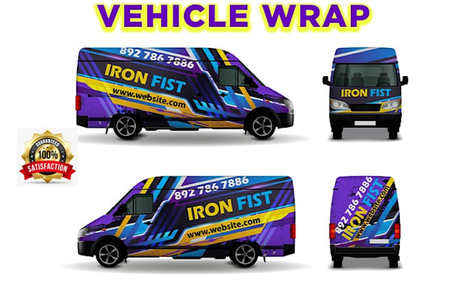 Make creative vehicle wrap design for your car, truck, van by ...