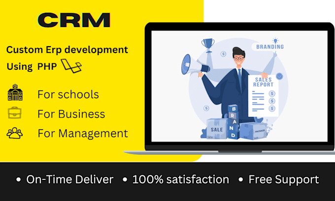 Create Custom Crm Panel Using Php Laravel By Thenectarweb Fiverr