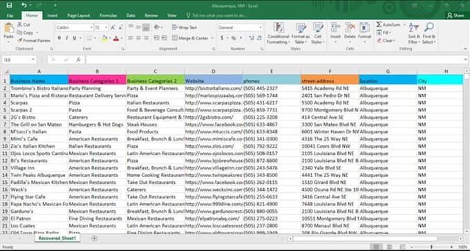 Do data entry in excel by Zain_abbas_001 | Fiverr