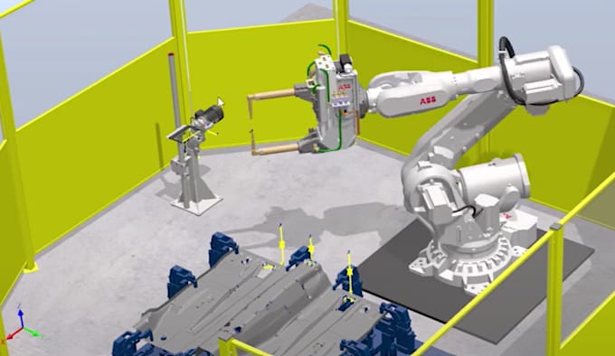 Do robotics simulations in robotstudio by Jaroslawkrus | Fiverr