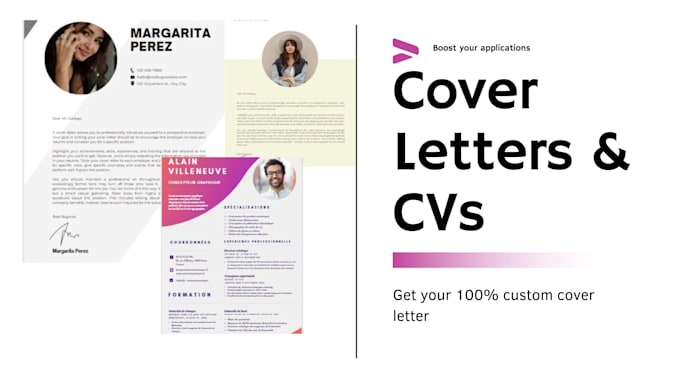 Write your cover letter and cv in english, french or italian by Nik ...