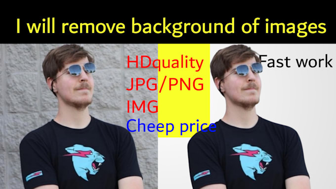 Remove your background in images with hd quality by Zobashtahir | Fiverr
