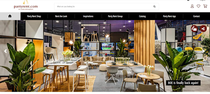 Build party rental, event rental and photo booth website with booking ...