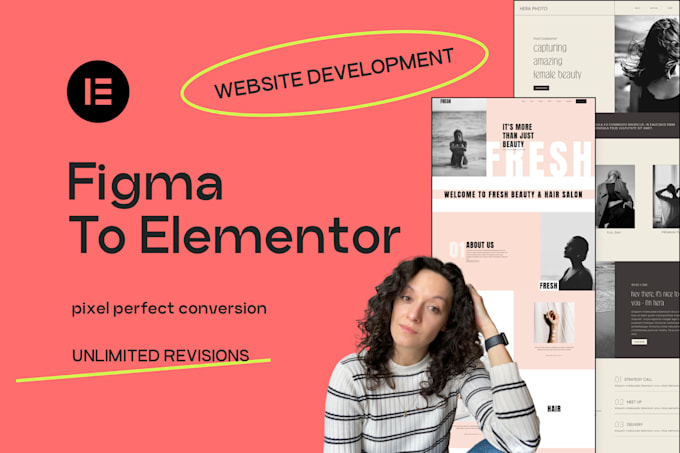 Convert figma to wordpress with elementor pro by Justynadab | Fiverr