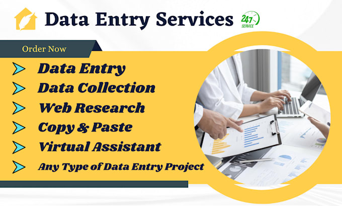 Do data entry, data collection, web research, and copy paste to excel or word by Va__nayeem | Fiverr