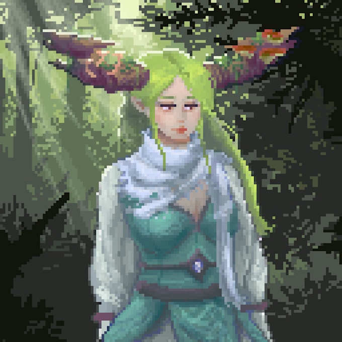 Make pixel art portraits for your characters or game by Bneou1 | Fiverr