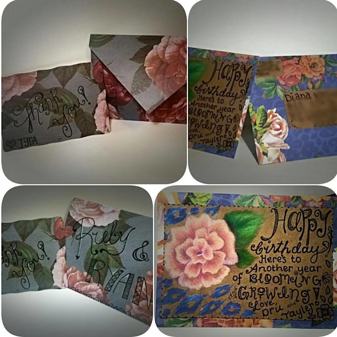 Handcraft and send 2 unique and inspirational cards by Pickmeuppost ...