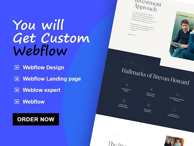 Design pixel perfect webflow website with killer animations by Hustleapp | Fiverr