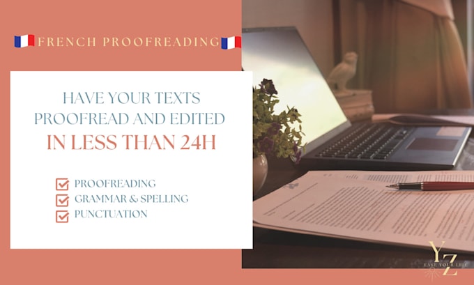 Proofread, correct and rewrite any of your text in french by Lynda_ab ...
