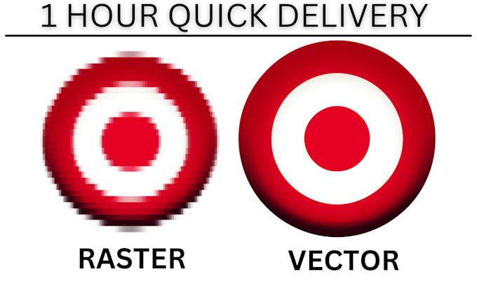 Do manual vector tracing, convert image or raster to vector and fix blurry logo by ...