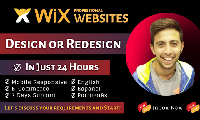 Create wix website design, redesign professional wix website by Francosantos18 | Fiverr