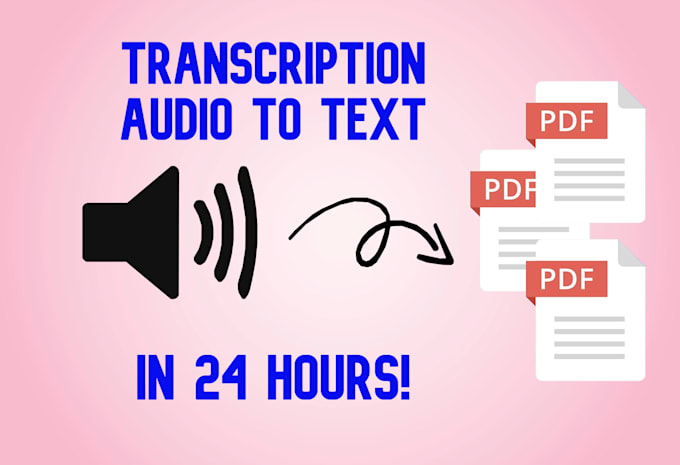 Transcribe any english video into a pdf document in 24 hours by ...