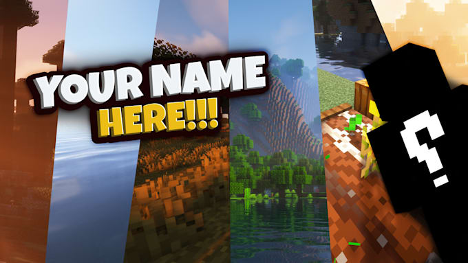 Shape background with minecraft style by Blastergnc | Fiverr