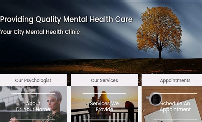 Design mental health website, counseling healthcare, and nursing website by Karolwebb | Fiverr