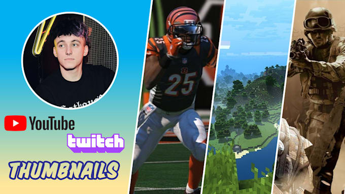 Create a youtube thumbnail for your channel by Rjcgraphics | Fiverr