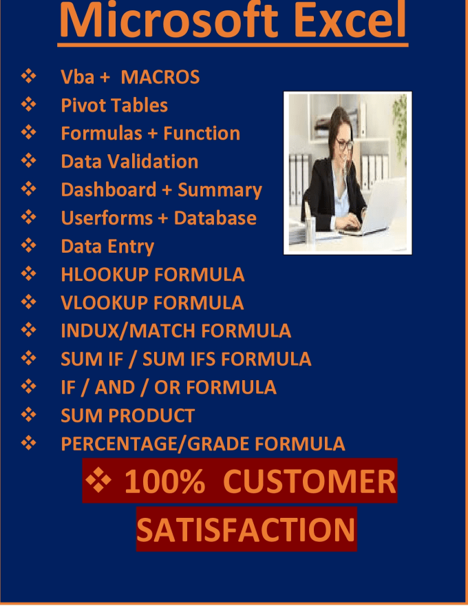 Do microsoft excel spreadsheet vba chart, formula macro fix expert by ...