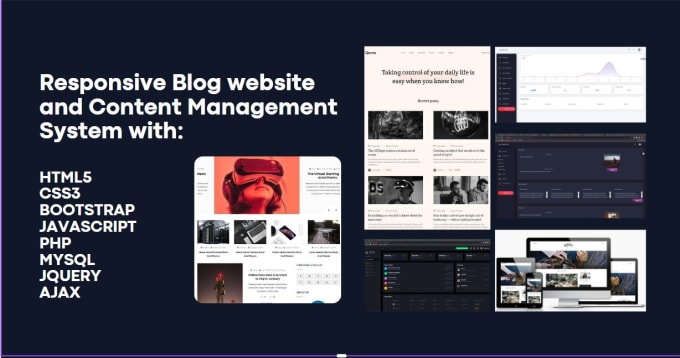 Build A Responsive Blog With Html Css Php Bootstrap Jquery Ajax By