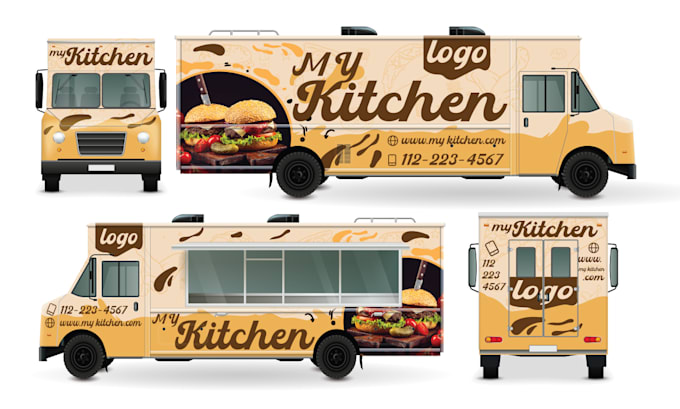 Design outstanding food truck and van wrap for you by Safdarcreative ...