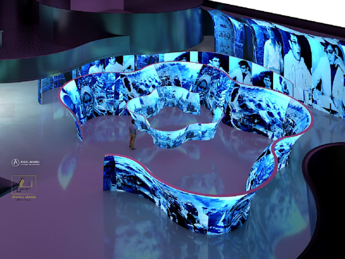 Design your museum to render 3d realistic by Shams_alasil | Fiverr