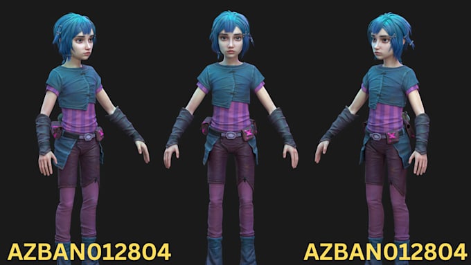 3d model, 3d character modeling, 3d character design for game and film ...