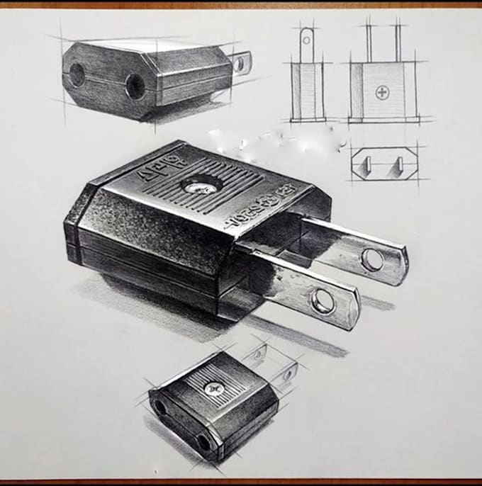 Draw product design sketch for your business by Liandriventer | Fiverr