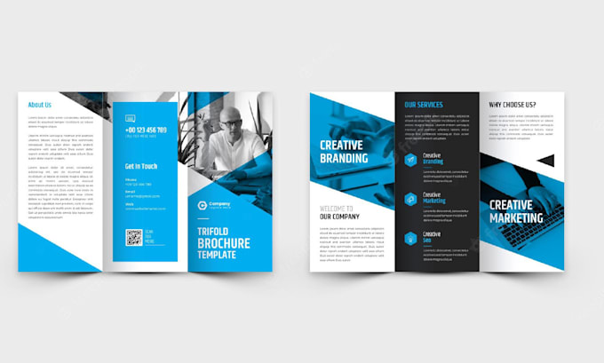 Design a professional brochure for your business by Awwadad | Fiverr